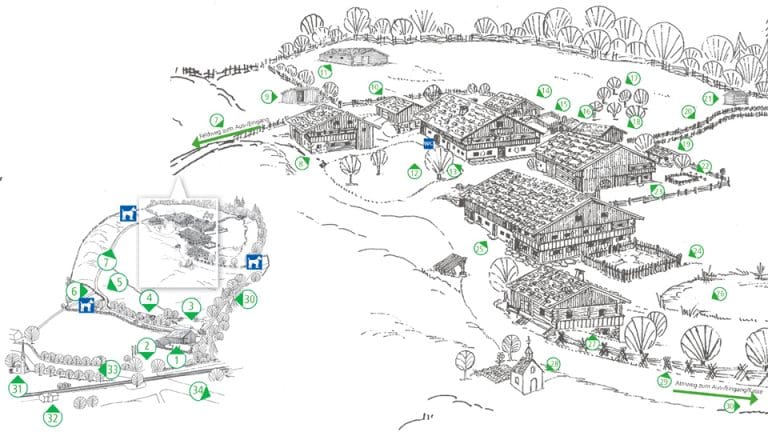 Museumsplan • Markus Wasmeier Freilichtmuseum